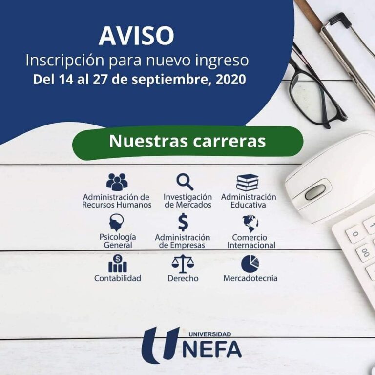 Inscripción de nuevo ingreso - UNEFA | Universidad Félix Adam